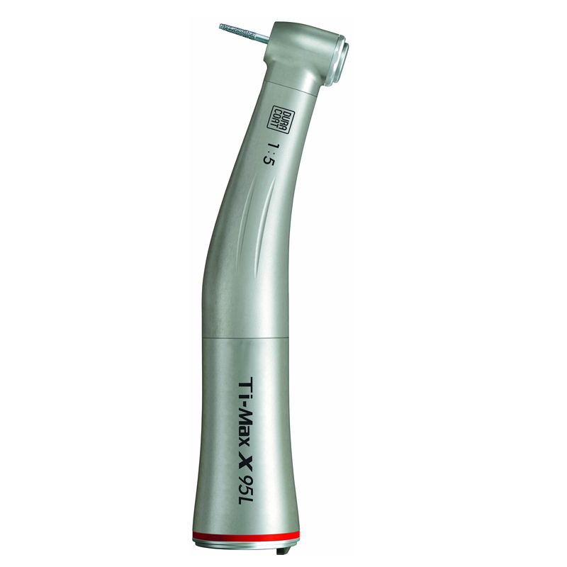 NSK Ti Max X95L Dental 1:5 Increasing Fiber Optic Contra Angle Red Ring ...