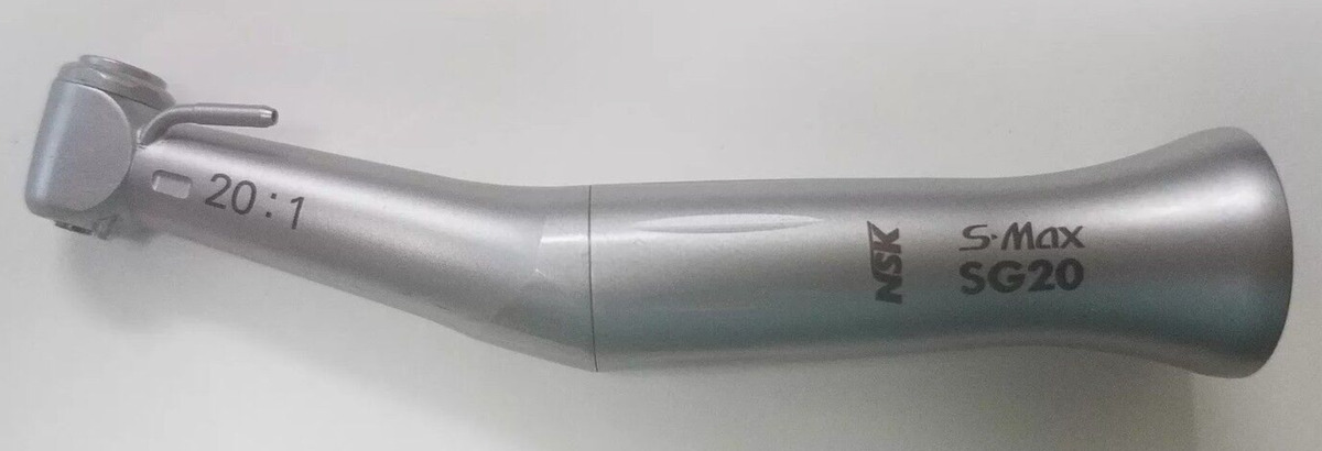 NSK SG20L Dental Fiber Optic 20:1 Implant Contra Angle Handpiece - Crexident
